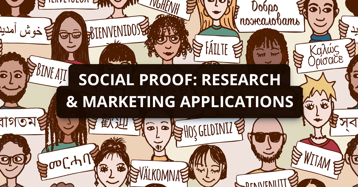 Social proof: research & marketing applications (5 examples)