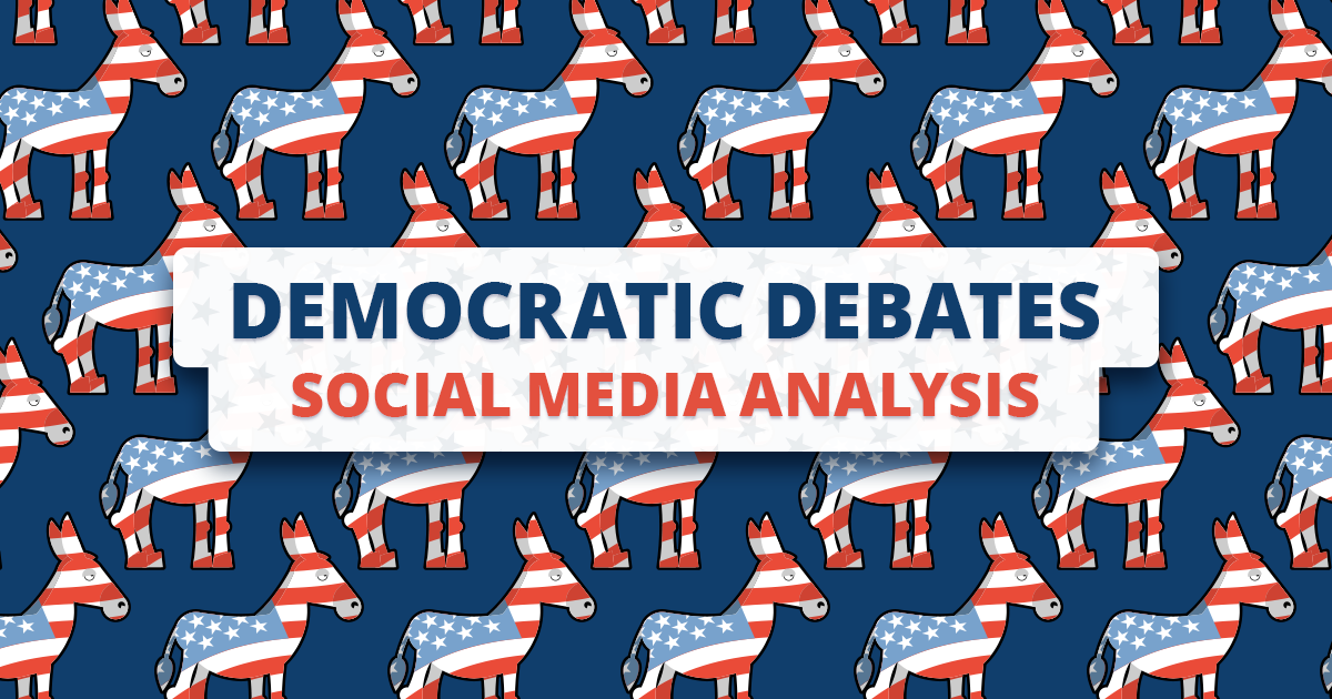 Election watch: social media analysis of the third Democratic debate